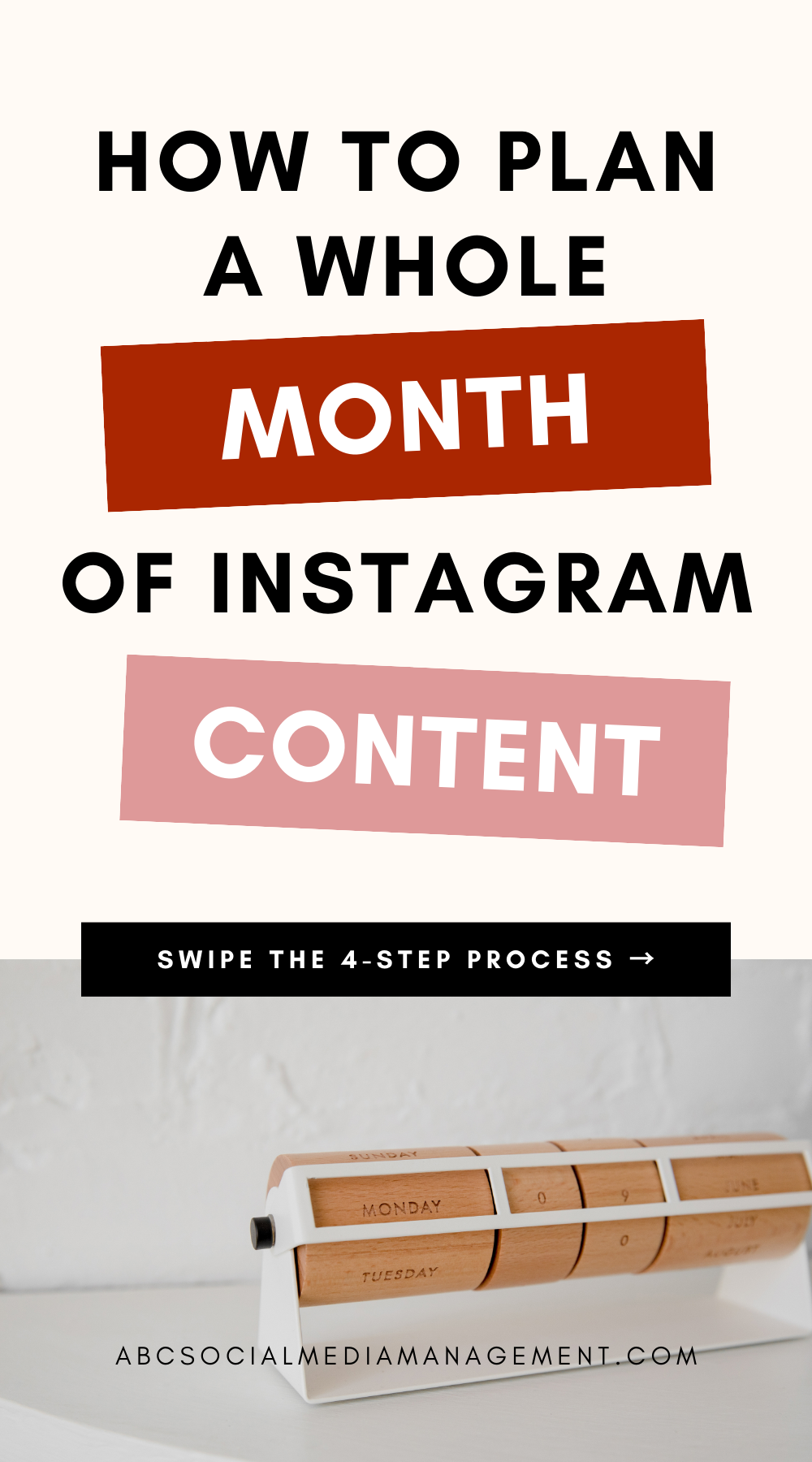 How to Plan a Month of Instagram Content
