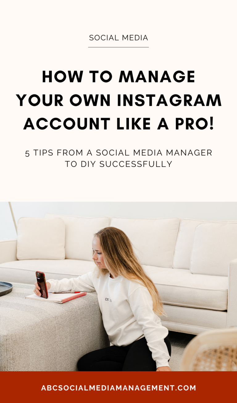 5 Tips to Manage Your Own Instagram